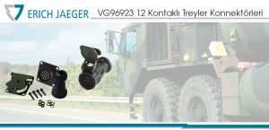 VG96923 12 Kontaklı Treyler Konnektörleri - Çevik Bağlantı Teknolojileri