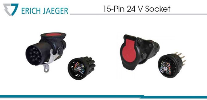 15-Pin 24 V Socket According to ISO 12098 - Çevik Bağlantı Teknolojileri